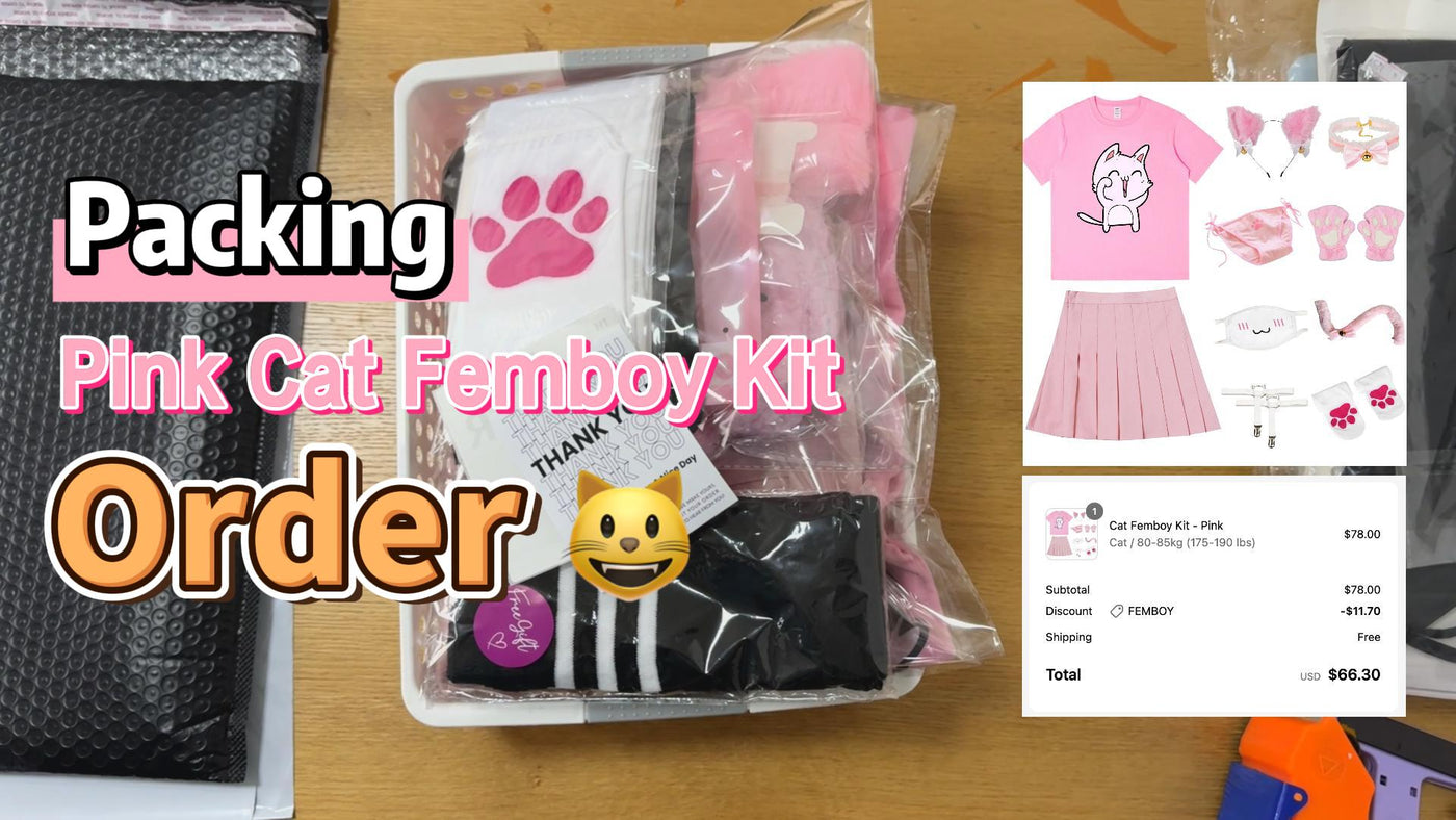Femboy Pastel Essential Kit - 10 Piece Sweet Collection – Femboy Fashion