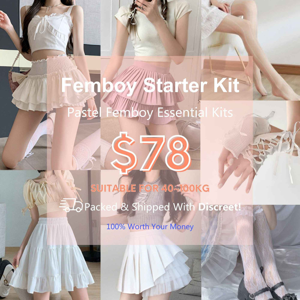 Femboy Starter Kit - Pastel Femboy Essential Kits Mystery Box – Femboy Fashion