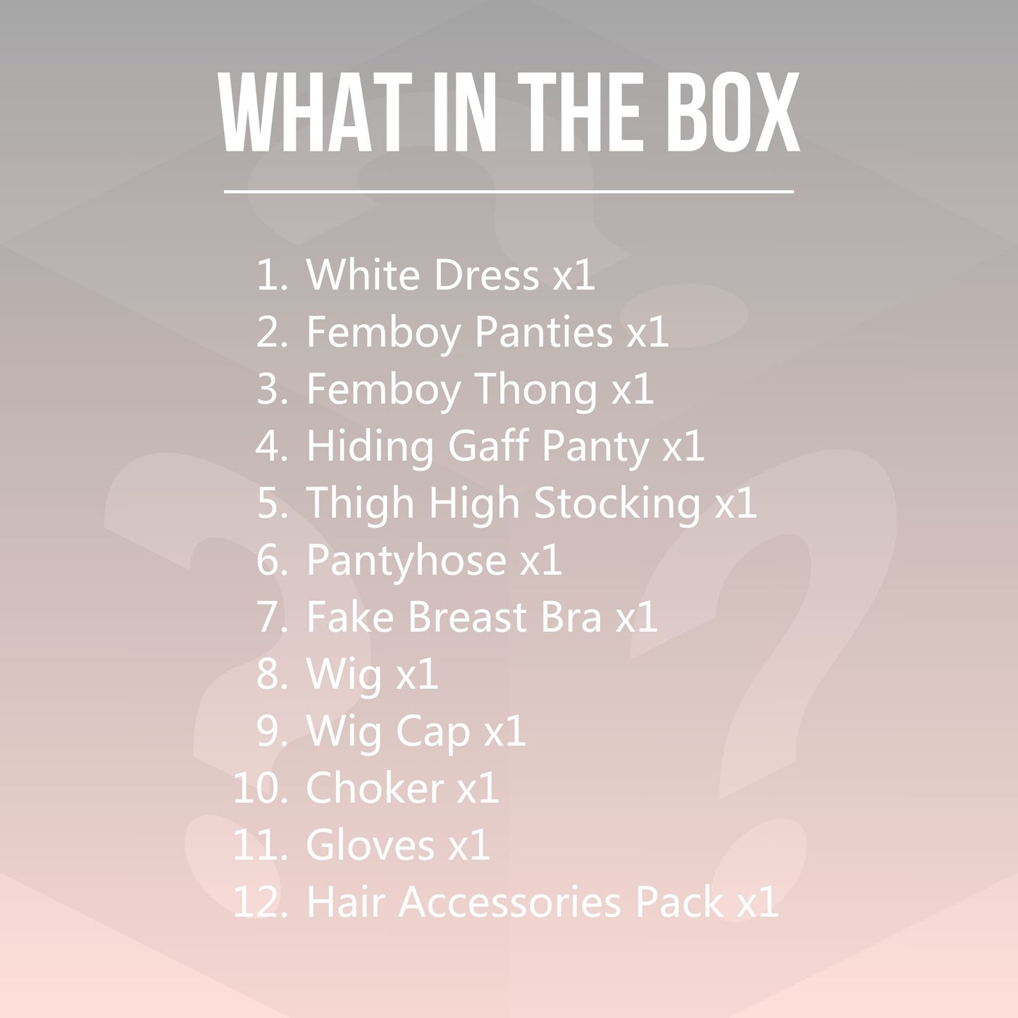 Femboy Starter Kit - White Dress Mystery Box – Femboy Fashion