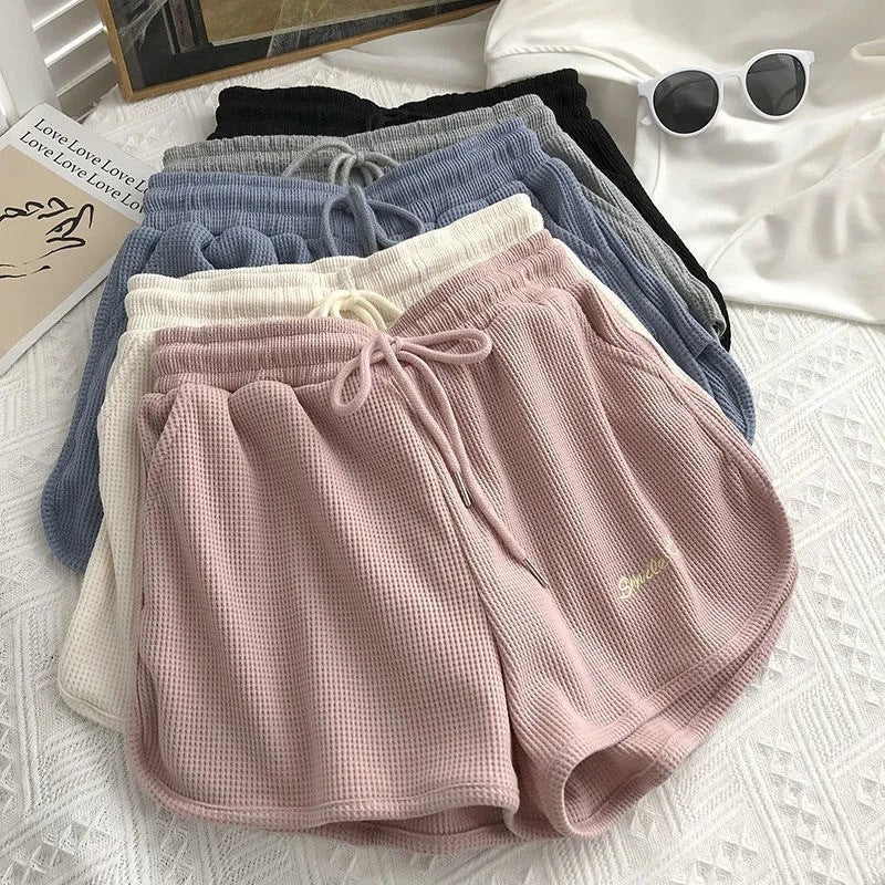 Comfortable Waffle Sport Shorts for Sale - Femboy Fashion