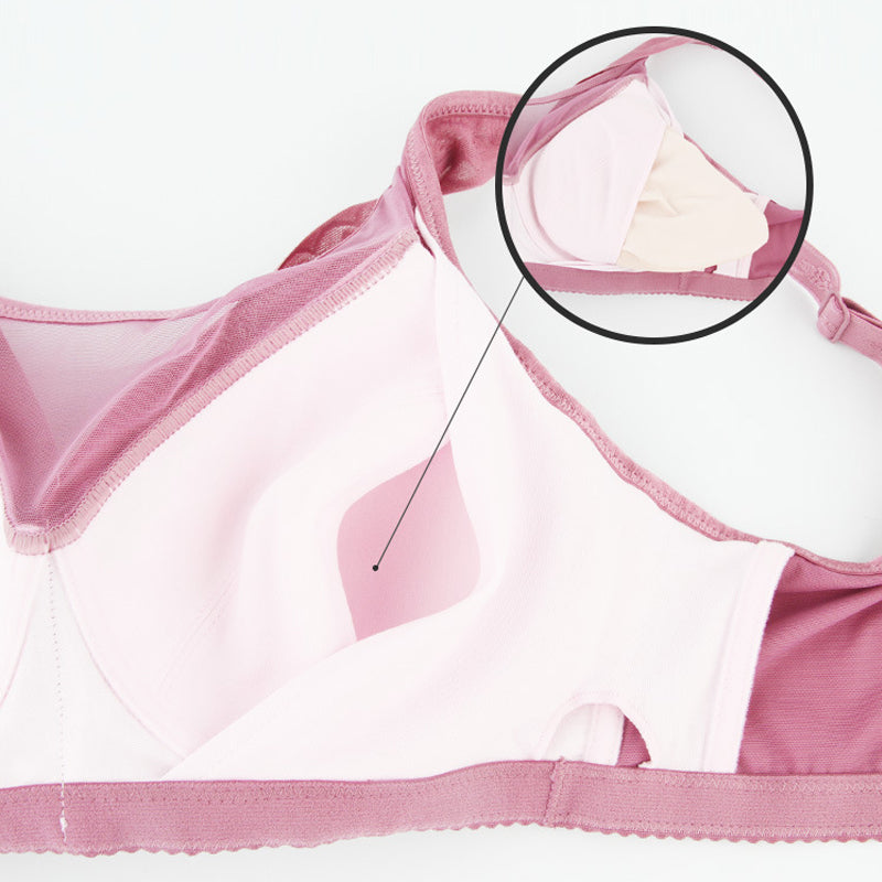 Femboy, Sissy Wireless Cotton Pocket Bra for Breast Forms - Femboy Fashion