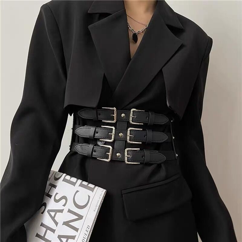 Steampunk Corset Belt for Femboy - Femboy Fashion